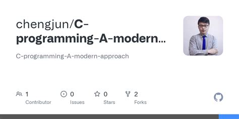 GitHub Chengjun C Programming A Modern Approach C Programming A