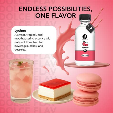 Premium Lychee Extract Exceptional Taste Dolce Flav