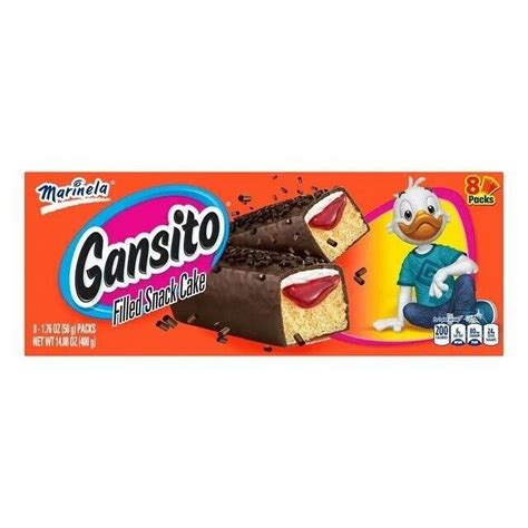 Marinela Gansito Filled Snack Cake 24 Packs