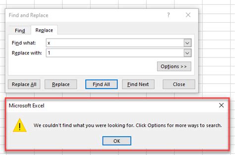 how to fix when excel find is not working automate excel
