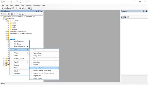 Serveur Ou Service Logiciel Sql Server Exporter Des Tables Dans Un