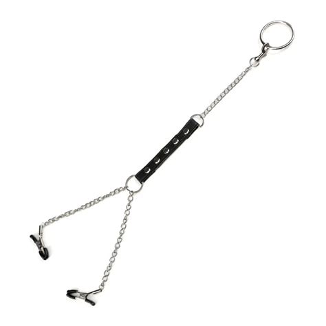 Male Bondage Penis Lock Ring With Nipple Clamps Bdsm Sex