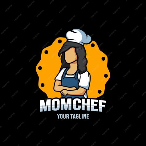 Premium Vector Mom Chef Cartoon Character Logo Vector With Different