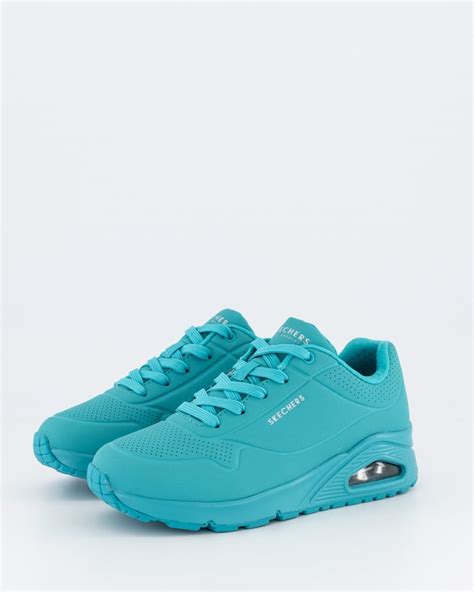 Shop Skechers Womens Uno Stand On Air In Blue Platypus Shoes Nz