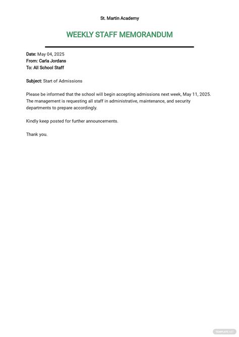 50 Memo Samples Format Examples 2022