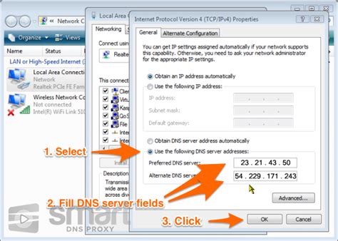 Windows 7 Setup For Smart Dns Proxy Smart Dns Proxy Support