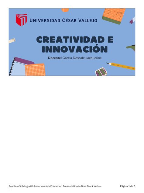 Problem Solving With Linear Models Education Presentation In Blue Black