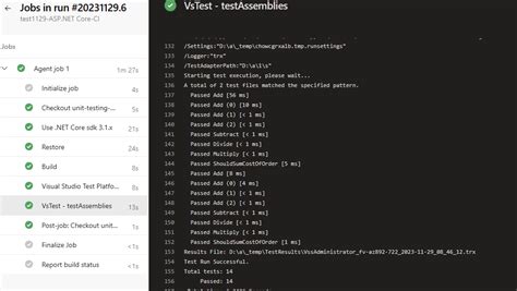 Azure VSTS Not Running Mixture Of Frameworks NET48 And NETCoreApp3 1