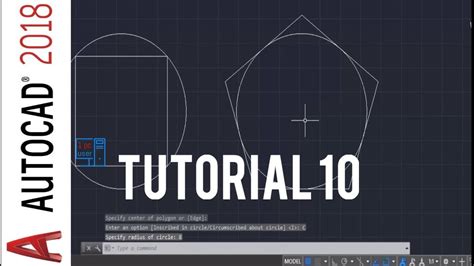 Polygon Command In Autocad 2018 How To Draw A Polygon In Autocad 2018 Youtube
