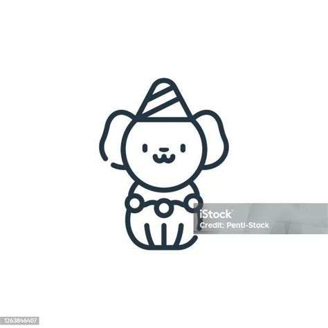 흰색 배경에 격리 된 개 벡터 아이콘 개요 웹 사이트 디자인 및 모바일 응용 프로그램 개발을위한 얇은 라인 개 아이콘 얇은 선 개 윤곽선 아이콘 벡터 일러스트레이션 가위에