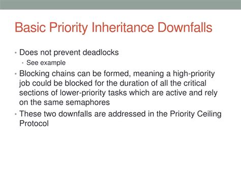 Ppt Priority Inheritance Protocols Powerpoint Presentation Free