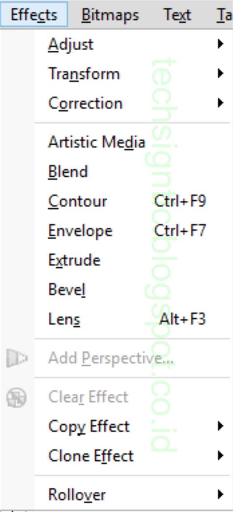 Fungsi Menu Bar Pada Corel Draw X7