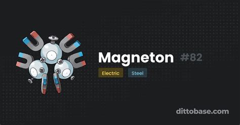 Magneton Dittobase Pokédex