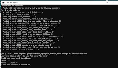 Tutorial Django Bahasa Indonesia 3 Membuat Project Django Tutorialpedia