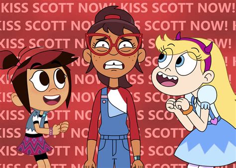 Molly And Star Shouts At Hailey For Kiss Scott Now By Deaf Machbot On Deviantart