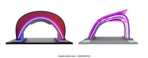 3d Main Gate Set Isolated On Stock Illustration 2249421955 Shutterstock