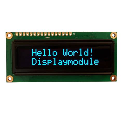16x2 Oled Module 1602 Blue Green Yellow Character Display With Mcu Spi I2c Displaymodule