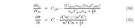 The Continuum Tangent Matrix For Plastic Flow — Welcome To The Ls Dyna