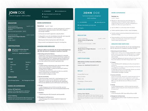 Resume Design Uplabs Challenge By Vinaykumar C On Dribbble