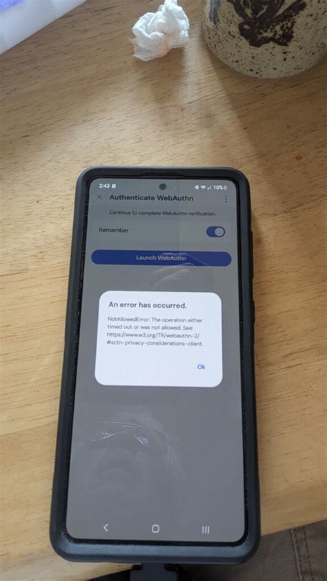 Security Key Fails Bw 2 Step Login Password Manager Bitwarden Community Forums