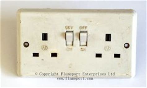 MK Plastic Double Socket Outlets