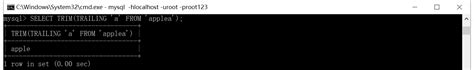 Mysql Trim 函数用法 知乎