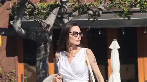 Another Day Another Great White Dress From Angelina Jolie British Vogue
