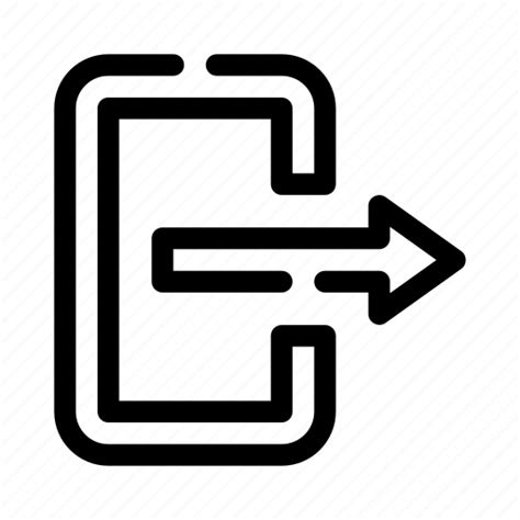 Exit Out Arrow Direction Orientation Sign Evacuation Icon Download On Iconfinder