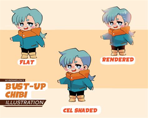 Draw Full Body Chibi Character Icon By Wyrenmelon28 Fiverr