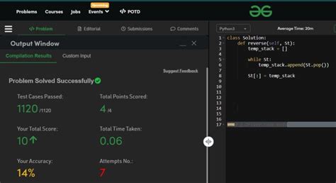 Sonia Ben Saad On Linkedin Python Stack Reverse Challenge Code Joy Ds