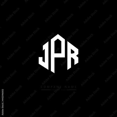 Jpr Letter Logo Design With Polygon Shape Jpr Polygon Logo Monogram Jpr Cube Logo Design Jpr