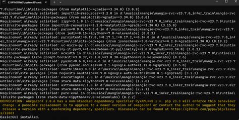 Cant Get Easygui To Work · Issue 110 · Mangio621mangio Rvc Fork · Github