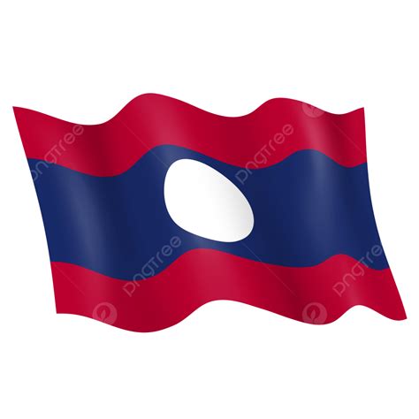 투명한 디자인을 흔드는 라오스 국기 라오스 국기 국기 깃발을 흔들며 Png 일러스트 및 Psd 이미지 무료 다운로드 Pngtree