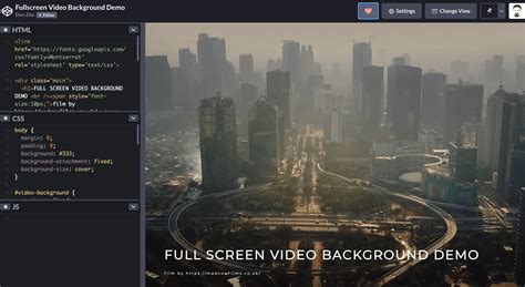 15 Css Full Screen Video Background Clement Mondary