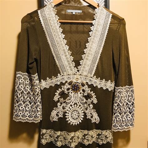 Tops Vintage Lace Tunic Poshmark