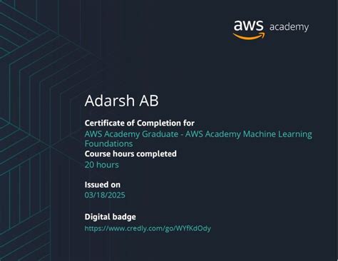 Machinelearning Aws Mlfoundations Ai Cloudcomputing Techskills