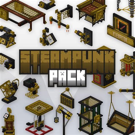 Steampunk Decoration Volume 1 Minecraft Texture Pack