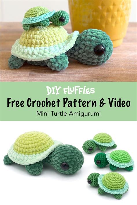 Free Turtle Crochet Pattern Love Knitting