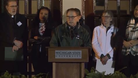 Tom Izzo Speaks At Michigan State After School Shooting