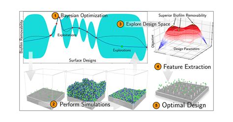 Computational Design Of Antimicrobial Active Surfaces Via Automated Bayesian Optimization Acs