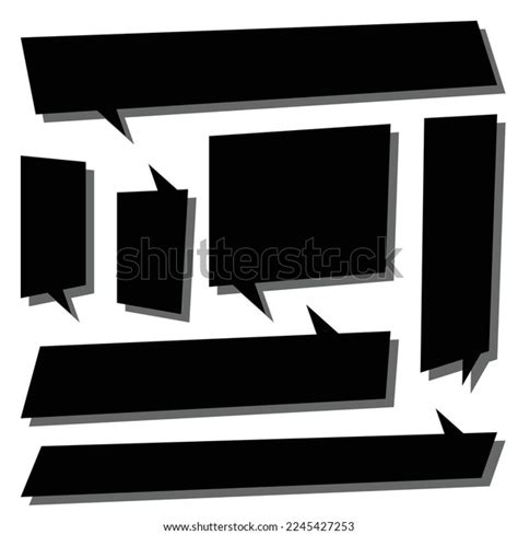 Vector Collection Set Dialog Box Designs Stock Vector Royalty Free 2245427253 Shutterstock