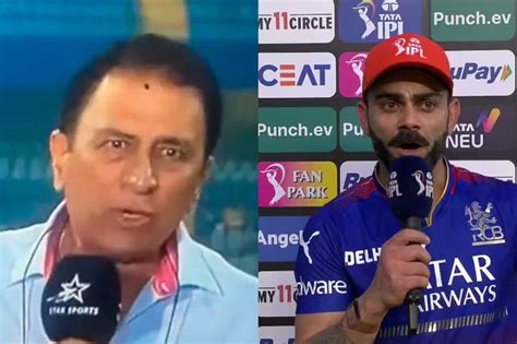 Ipl 2024 Sunil Gavaskar Calls Out Virat Kohli Why Answer Outside Noise If You Dont Care