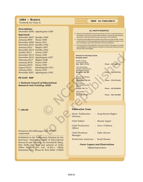 SOLUTION Science Textbook For Class 10th Studypool