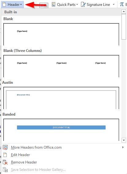 Show Headers On First Page Only In Word And GoogleDocs