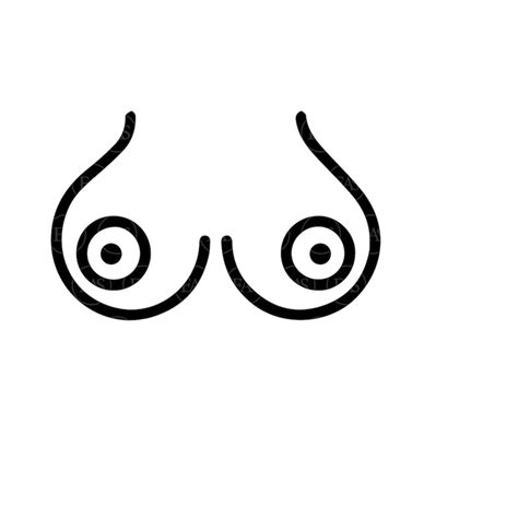 Boobs Svg Tits Svg Vector Cut File For Cricut Silhouette Inspire