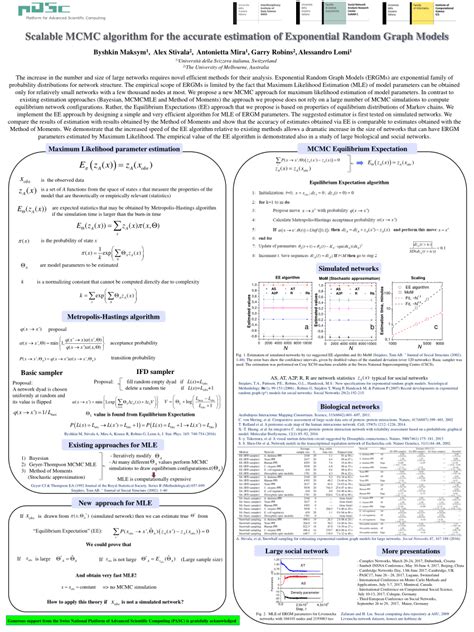 Pdf Scalable Mcmc Algorithm For The Accurate Estimation Of Exponential Random Graph Models