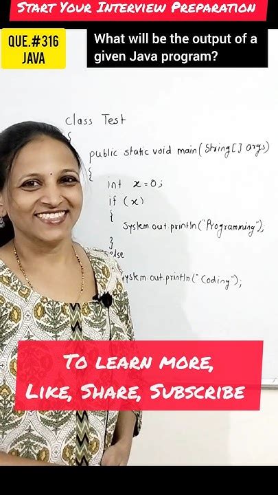 What Is The Output Of A Given Java Program Shorts Youtubeshorts