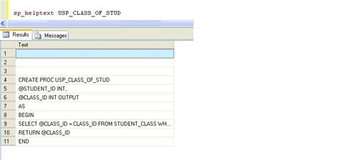 Sp Helptext SQL SERVER Tips And Tricks