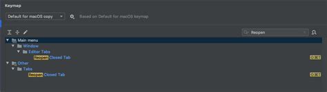 Intellij Idea Phpstorm Reopen Closed Tab Stack Overflow