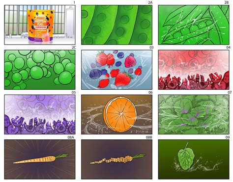 Emergen C Protein Fuel Famous Frames Storyboard Artists Los Angeles